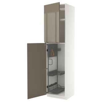 IKEA METOD Hochschrank mit Putzschrankeinr