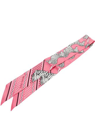 Hermès foulard Les Zèbres (2000-2025) - Rose