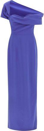 Carolina Herrera Maxi Robe - Bleu