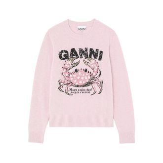 Ganni Damen, Strickwaren, Rosa, XSGr&ouml;&szlig;e
