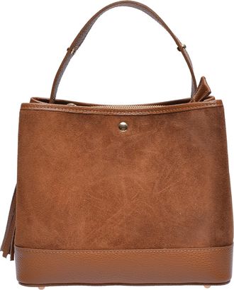 Isabella Rhea COGNAC Rindsledertasche