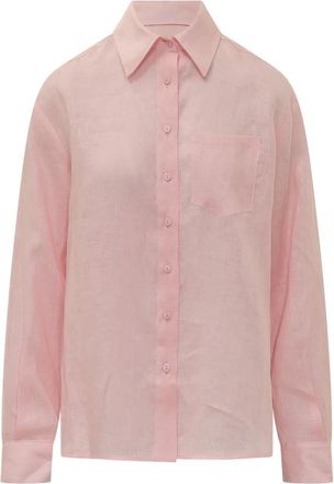 Sundek Femme, Blouses et Chemises, Rose, Taille: 42 FR Chemise Regular