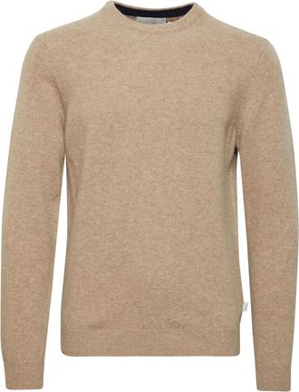 Casual Friday CFKarl Herren Strickpullover Feinstrick Pullover mit Rippkragen Rippb&uuml;ndchen Regular fit, Gr&ouml;&szlig;e:3XL, Farbe:Silver Mink Melange (1713121)