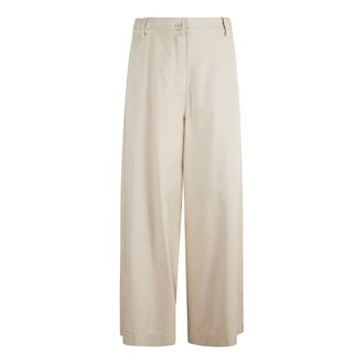 Max Mara Femme, Pantalons, Blanc, Taille: 40 FR Ariete Wide Pantalons