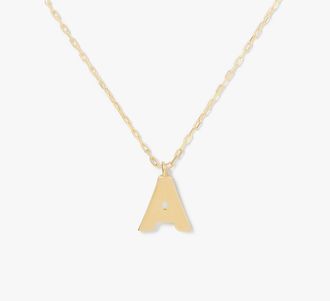 Kate Spade New York Kate Spade Fine Love Letter Anh&auml;nger Mit Initiale A