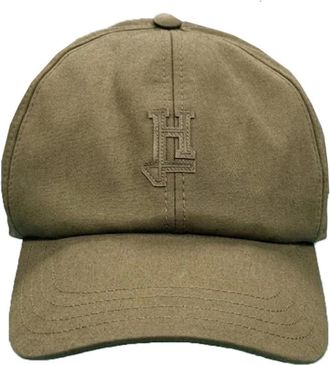 Herno Homme, Accessoires, Vert, Taille: ONE Size Casquette de baseball en coton avec logo