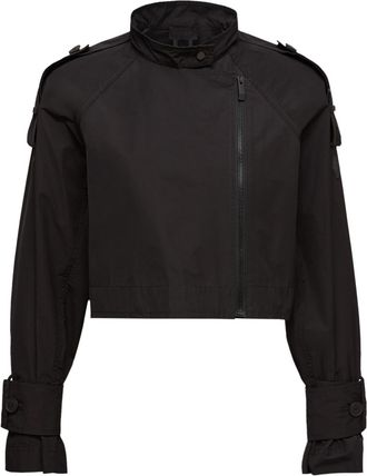 Moncler Veste à fermeture zippée asymétrique