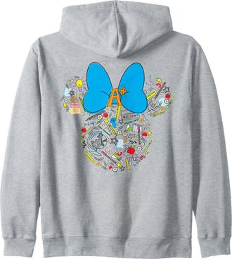 Disney Minnie Mouse Icon First 100 Days of School 100th Day Kapuzenjacke