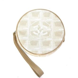 Chanel Pre-owned Tissu sacs-chanel - Femme - Pre-owned - Blanc - Taille: ONE Size