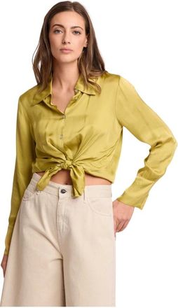 Kocca Femme, Blouses et Chemises, Vert, Taille: 42 FR Karalippo Viscose Shirt