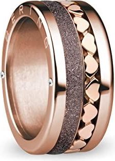 Bering Femme Bague Size 10 Or Rosé Brillant - Spree