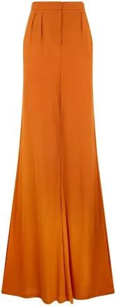 Alberta Ferretti Femme, Pantalons, Orange, Taille: 44 FR Jupe Longue Fluide