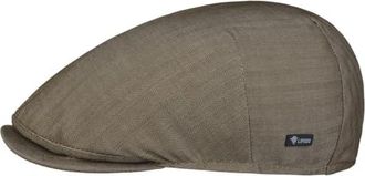LIPODO Casquette Uni Light Homme - Made in Italy Gavroche avec Visiere, Doublure Ete Printemps-ete - L (58-59 cm) Marron