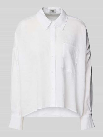 Drykorn Relaxed Fit Leinenbluse mit Brusttasche Modell NAMIDA