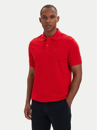Tommy Jeans Poloshirt DM0DM22711 Rot Regular Fit