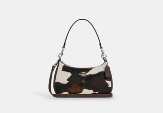 Coach Teri Schultertasche Mit Kuhprint