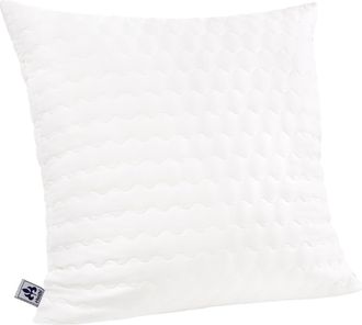 Irisette Vitamed Kopfkissen - Produziert in Deutschland - Kopfkissen mit abnehmbarem Bezug aus reiner Baumwolle, 80 x 80 cm, Öko-Tex zertifiziert