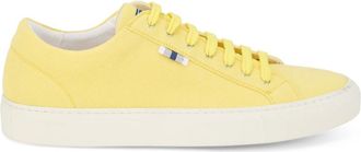 Fedeli Homme, Chaussures, Jaune, Taille: 42 EU Baskets jaune clair pour un look d&eacute;contract&eacute;