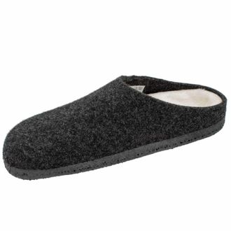 Birkenstock Zermatt Sherling FE 1015090, Unisex slides, Black, 39 EU