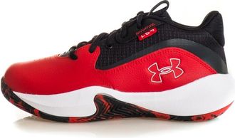 Under Armour Lockdown 7 Unisex-Sneaker für Vorschulkinder, 600 Rot, Schwarz, Weiß, 18.5 cm