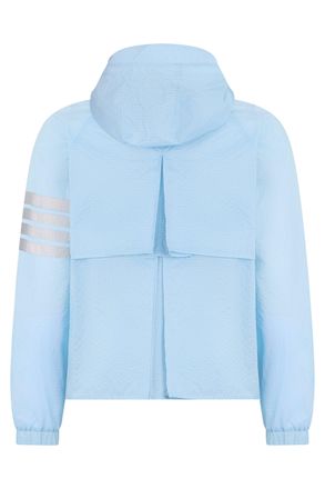 Thom Browne Womens Light Ripstop Jacket Blue Polyamide Trench & Raincoats