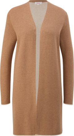 s.Oliver Damen Long Cardigan BROWN 44