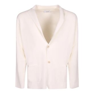 Lardini Einreihige Strickjacke - - Knitwear - Herren - Beige - M