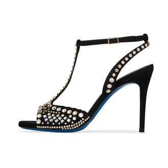 Loriblu Jewel Sandal - - Shoes - Damen - Schwarzk - 36 EU
