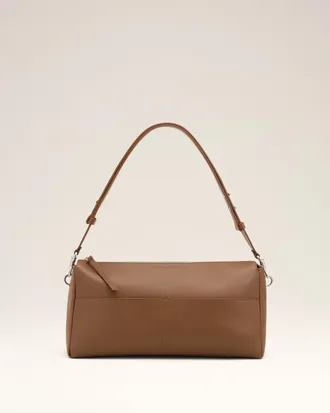 Ami Ami Paris - Sac zipp&eacute; Carrousel marron en cuir de veau Moka - TU - Unisex