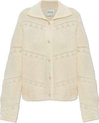 Poss&eacute; Posse, Femme, Pulls, Beige, Taille: 40 FR Dylan Cardigan