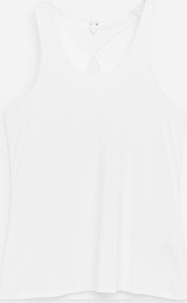 Arket Geripptes Tanktop -Wei&szlig;