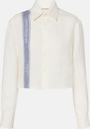 J.W.Anderson Cropped-Hemd aus Leinen
