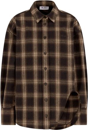 The Attico Femme, Blouses et Chemises, Brun, Taille: 34 FR Chemises