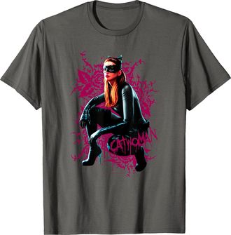DC Comics Batman Dark Knight Rises Catwoman Roses T-Shirt