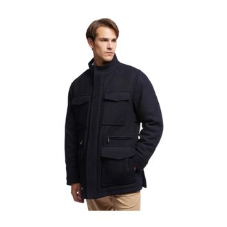 Brooks Brothers Harris Tweed Field Jacket - - Coats - Herren - Blau - M