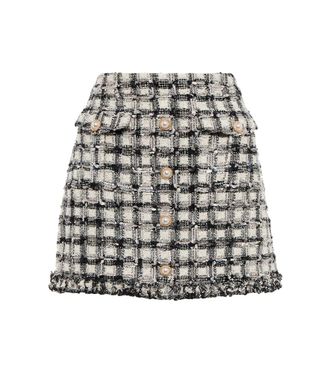 LoveShackFancy Mini-jupe Nate en tweed