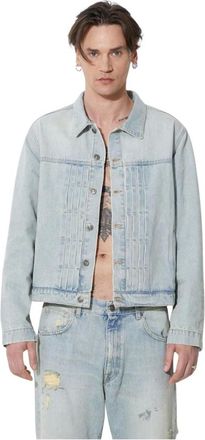 424 Homme, Vestes, Bleu, Taille: 2XL Denim Vestes