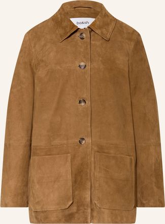 BA&SH Ba&Sh Lederjacke Mario braun