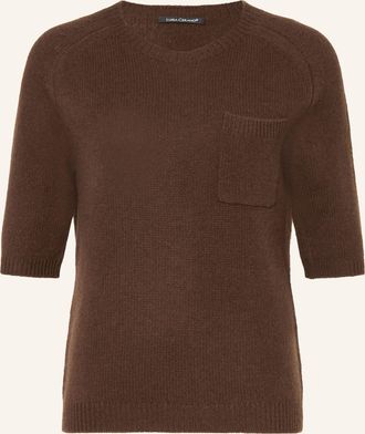 Luisa Cerano Luisa Cerano Strickshirt Mit 3/4-Arm braun