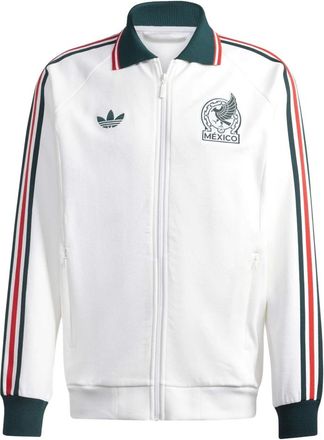 adidas Homme, Sweatshirts et sweats &agrave; capuche, Blanc, Taille: L Mexico Anthem Jacket