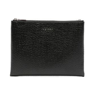 Alexander McQueen Leather Pouch - - Bags - Herren - Schwarzk - ONE SIZE