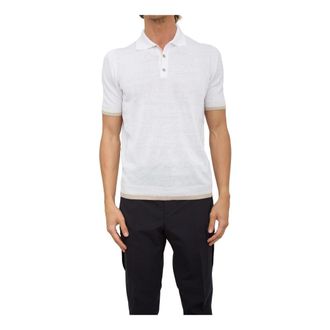 PESERICO Klassisches Poloshirt - - Tops - Herren - Wei&szlig; - M