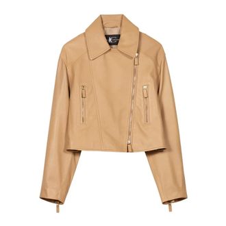 Luisa Cerano Lammnappa-Lederjacke- golden caramel - - Jackets - Damen - Gelb - S
