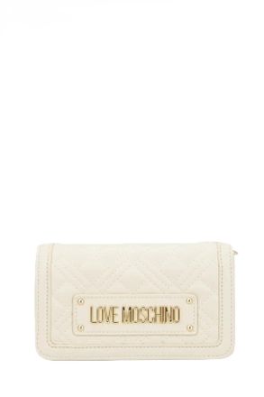 Love Moschino Damen MINIBAG, Wei&szlig;