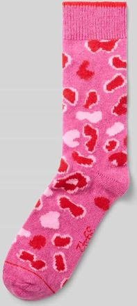 Unio Hamburg Socken mit Kaschmir-Anteil im Leo-Design