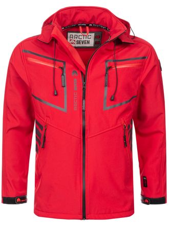 Arctic Seven Herren Softshell Jacke Rot