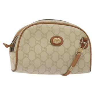 Gucci Pre-owned Cuir sacs-gucci - Femme - Pre-owned - Beige - Taille: ONE Size