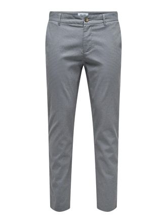 Only & Sons Herren ONSMARK PETE Slim Dobby 0058 Pant NOOS Chinohose, Grey Pinstripe/Detail:Griffin, 33W x 32L