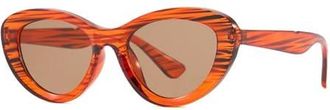 Generic Lunettes De Soleil Vacances For Hommes, Petite Monture, For Femmes, For La Conduite Et Les Déplacements(Orange)