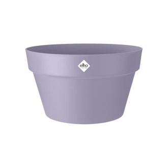 ELHO Loft Urban Schale 35 - Blumentopf f&uuml;r Au&szlig;en - &Oslash; 34.5 x H 20.2 cm - Lila/Lavendel Lila